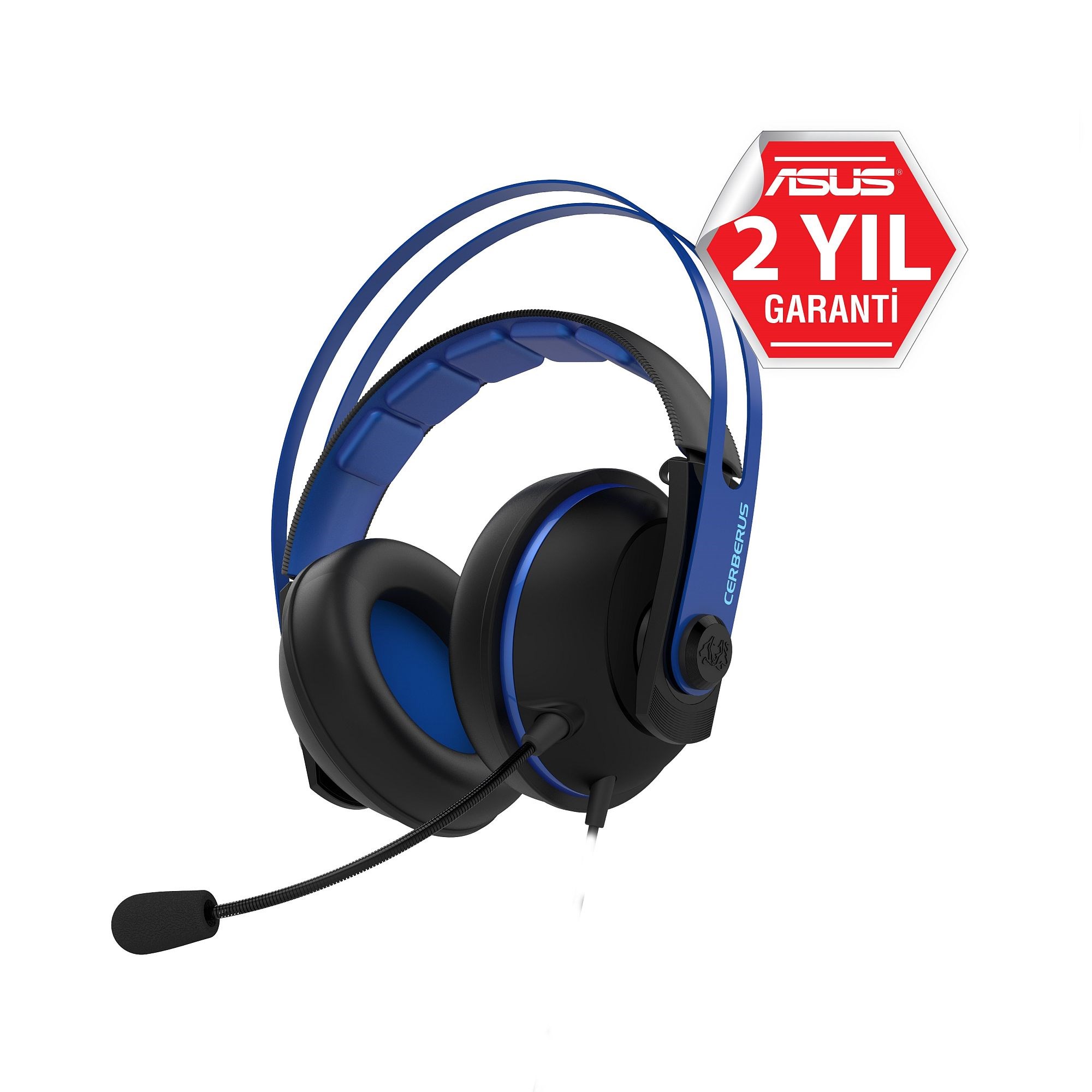 ASUS Cerberus V2 53mm Essence Sürücü Paslanmaz Çelik Kafabandı PC/PS4 ...