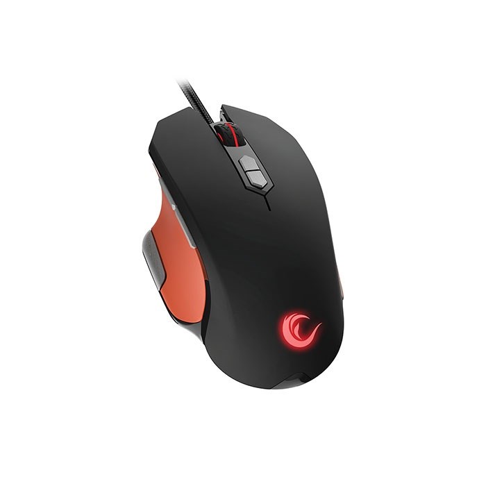 Everest Rampage STRIKE SMX-R14 Siyah/Turuncu 9 Tuş Gaming RGB Mouse