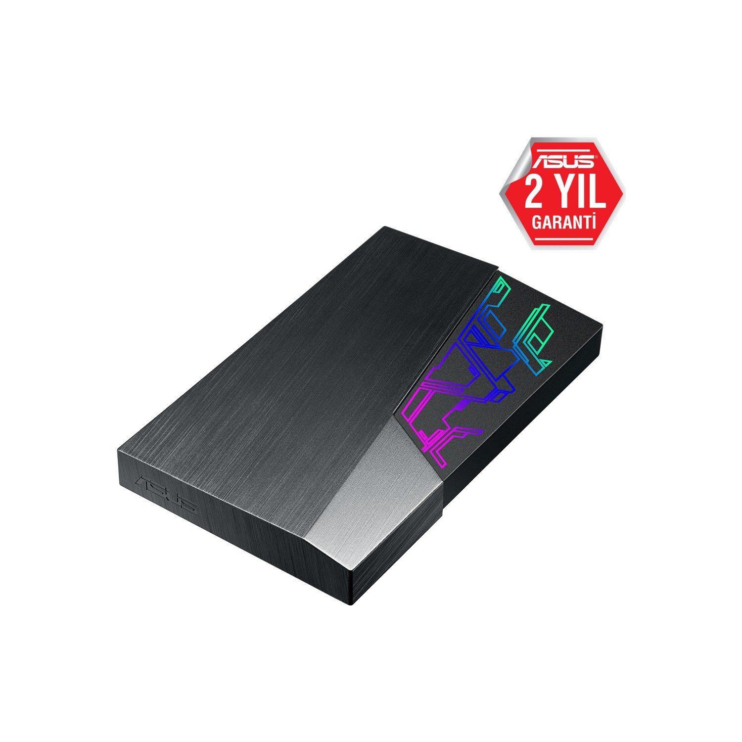 Asus FX EHD-A2T 2TB 2.5 Aura Sync RGB 256Bit Şifreleme USB 3.1 (EHD-A2T ...