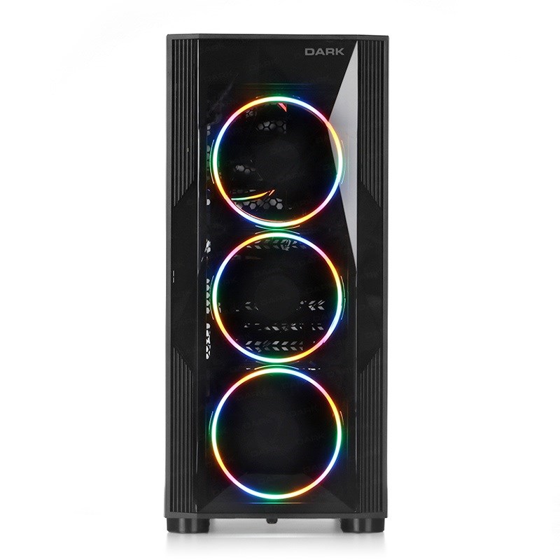 Dark Diamond Pro 600W 4x12cm USB3.0 Fanlı Pencereli Gaming Siyah ATX ...