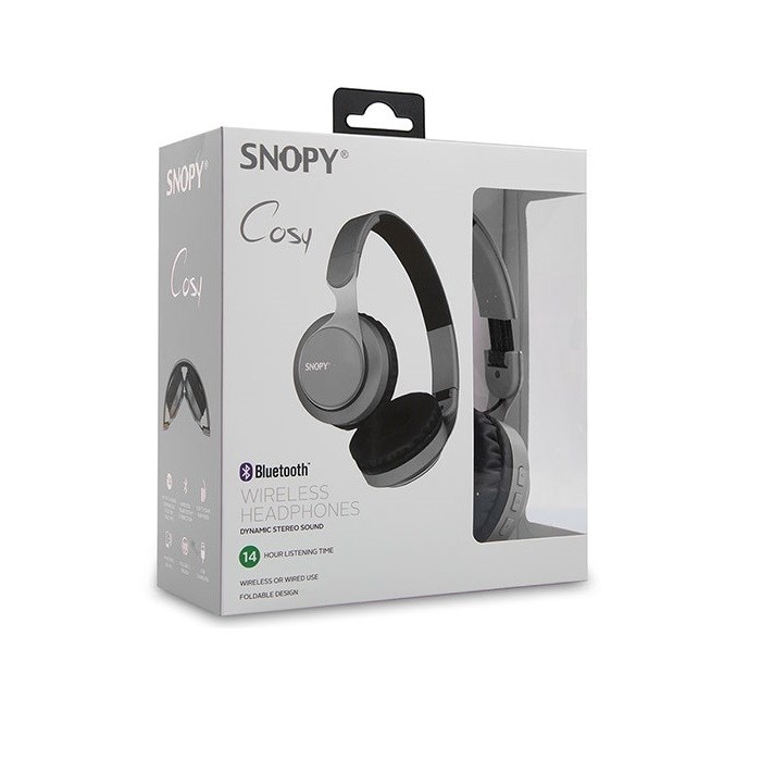 Snopy SN-34BT Cosy Gri Bluetooth Kablosuz Kulaklık