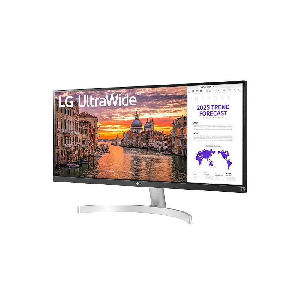 LG 29 29WN600-W 2560x1080 5MS 75Hz 2xHDMI/DP FreeSync UltraWide IPS Led ...
