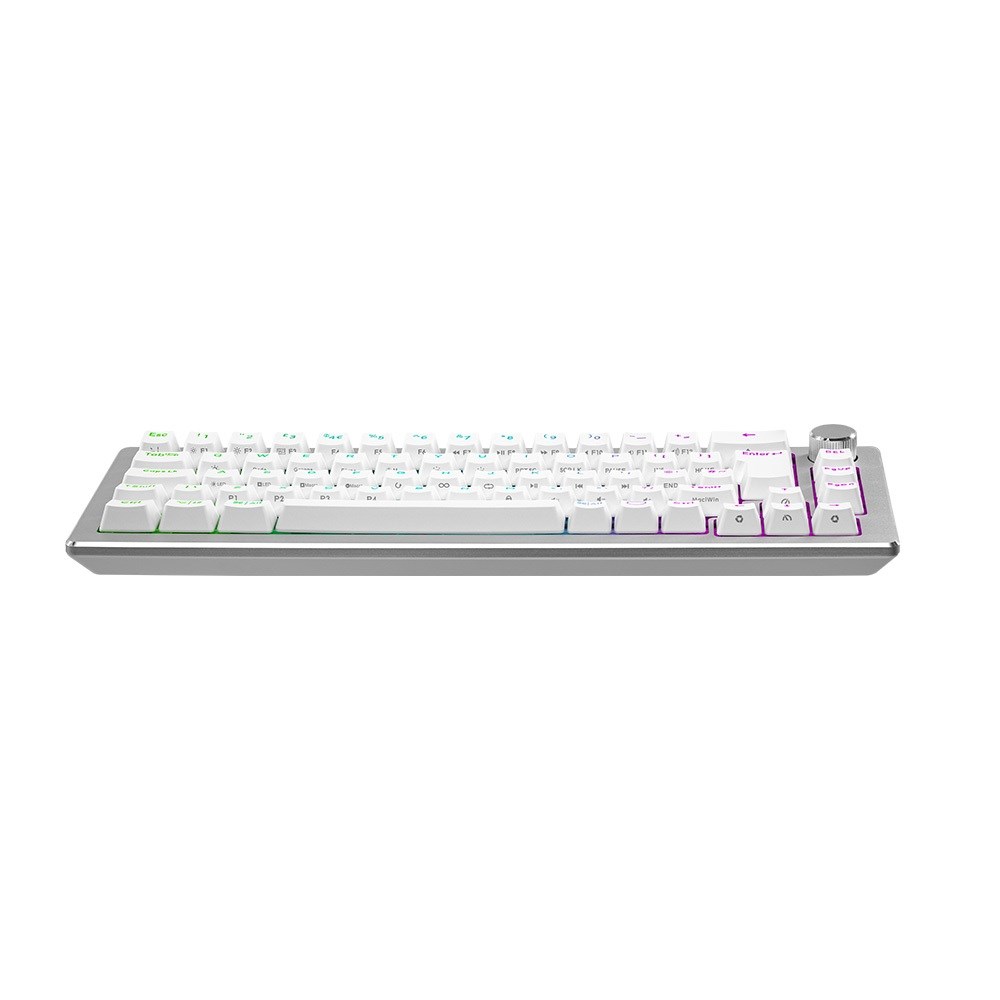 Cooler Master CK-720-SKKW1-UK CK720 RGB Beyaz İngilizce Q %65 Mekanik ...