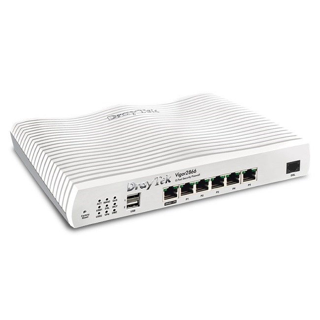 Draytek Vigor 2866 VDSL2 & ADSL2 Dual-WAN VPN Router