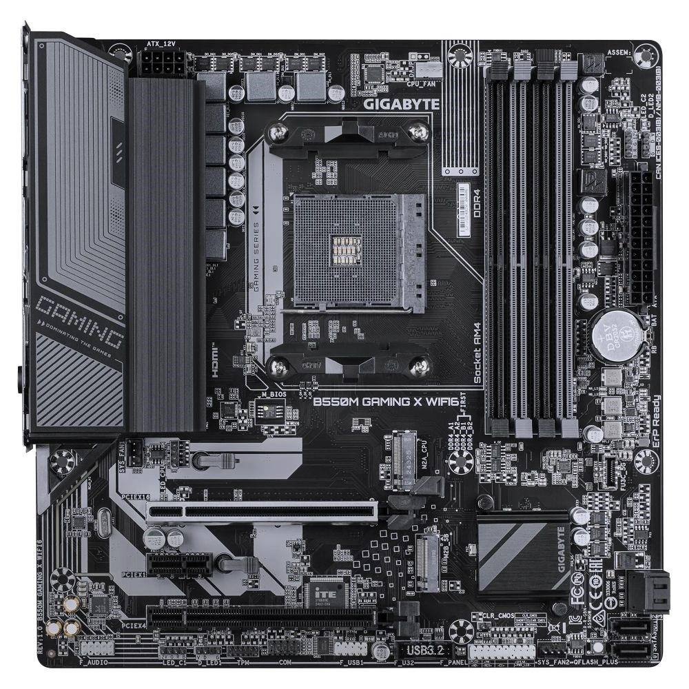 Gigabyte B550M GAMING X WIFI6 DDR4 AMD B550 Soket AM4 Micro ATX Anakart