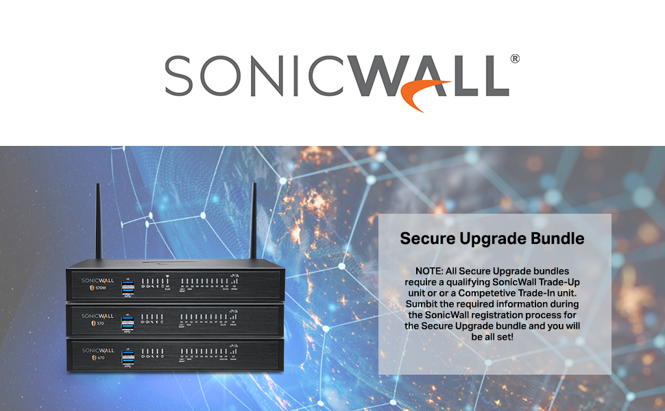 SonicWall TZ570 Network Security Appliance and 1YR TotalSecure ...